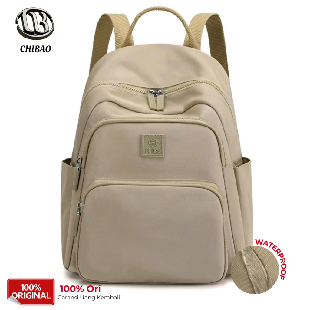 Jual CHIBAO - Tas Ransel Sekolah 3089 Kanvas AB Backpack Remaja SMP SMA ...