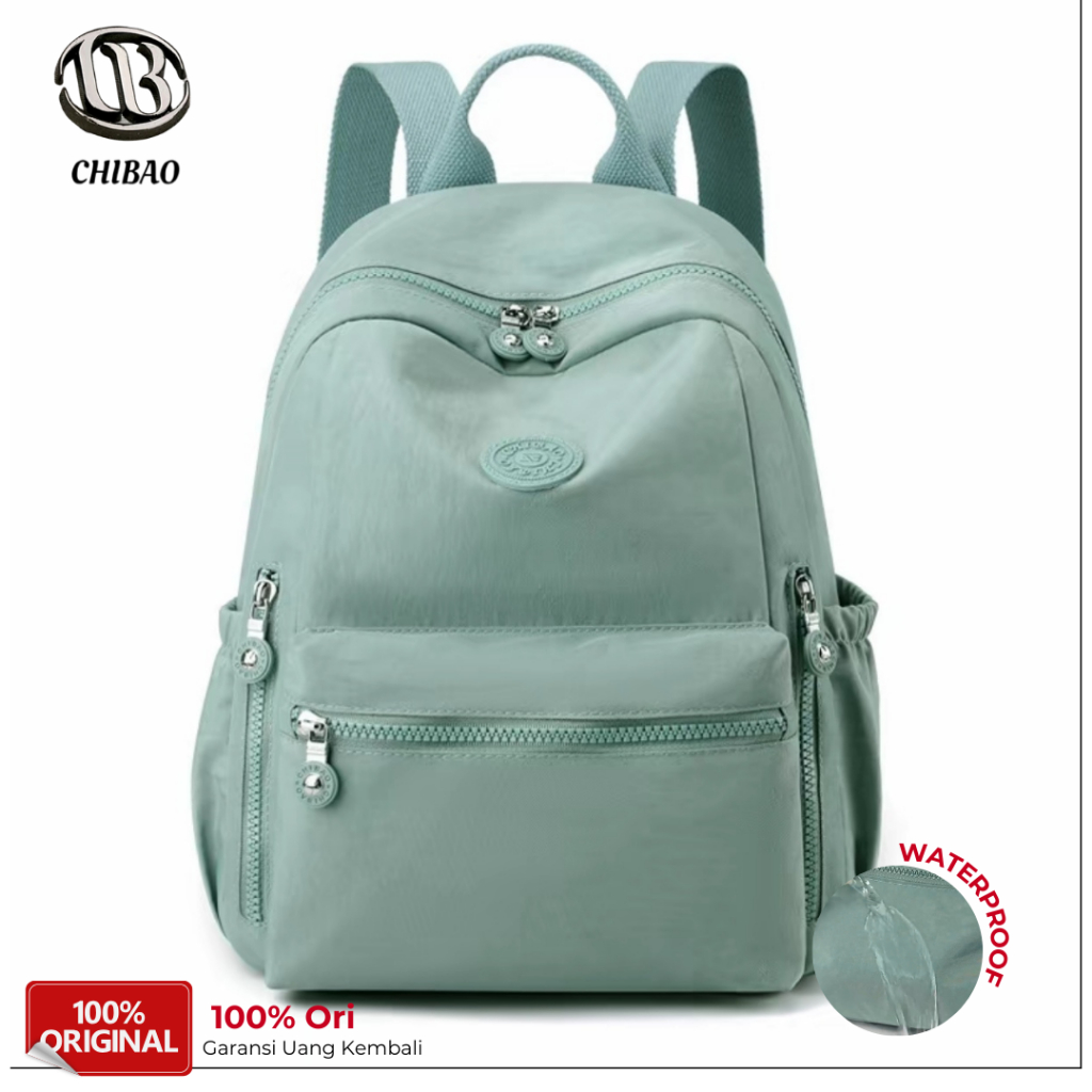 Jual CHIBAO - Tas Ransel Sekolah 1974 Cordura Backpack Polos Remaja SMP ...