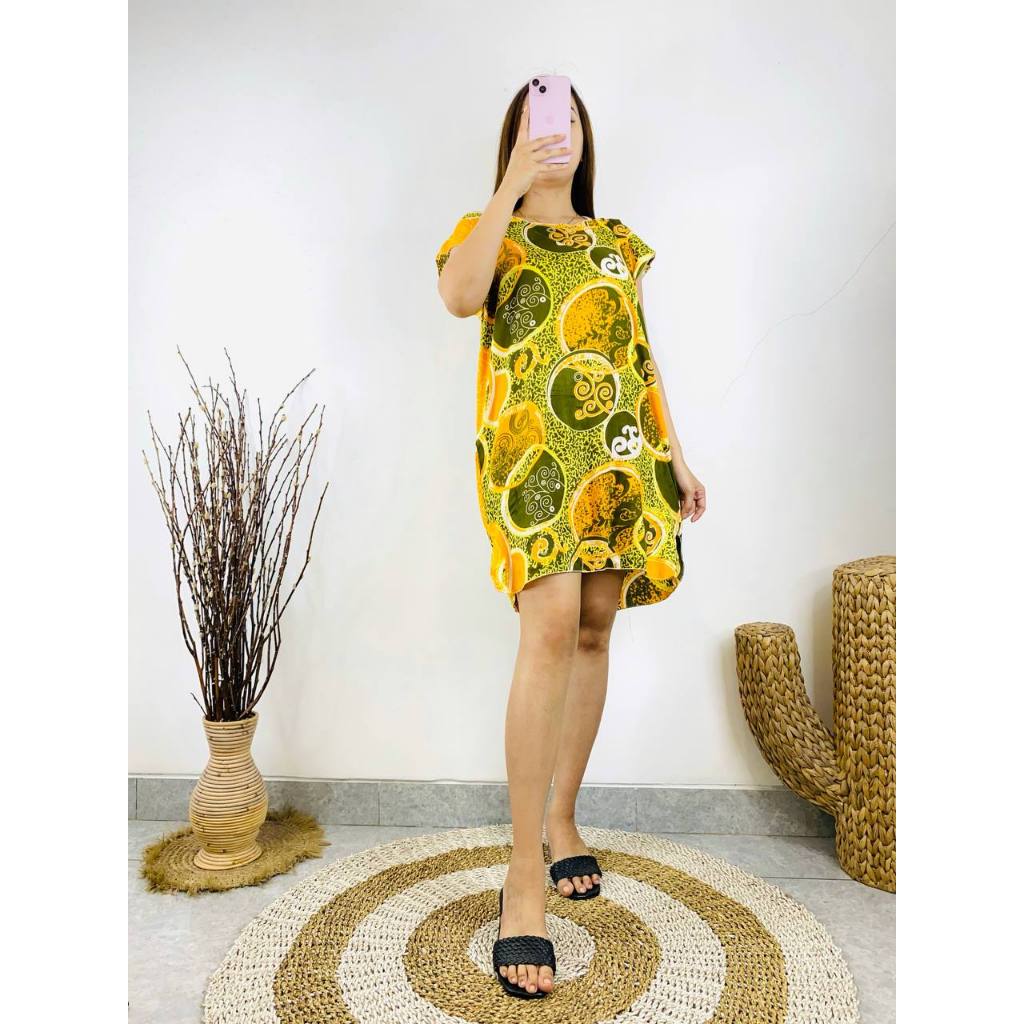 Jual Batik Benang Raja Daster Midi Jablak | Shopee Indonesia