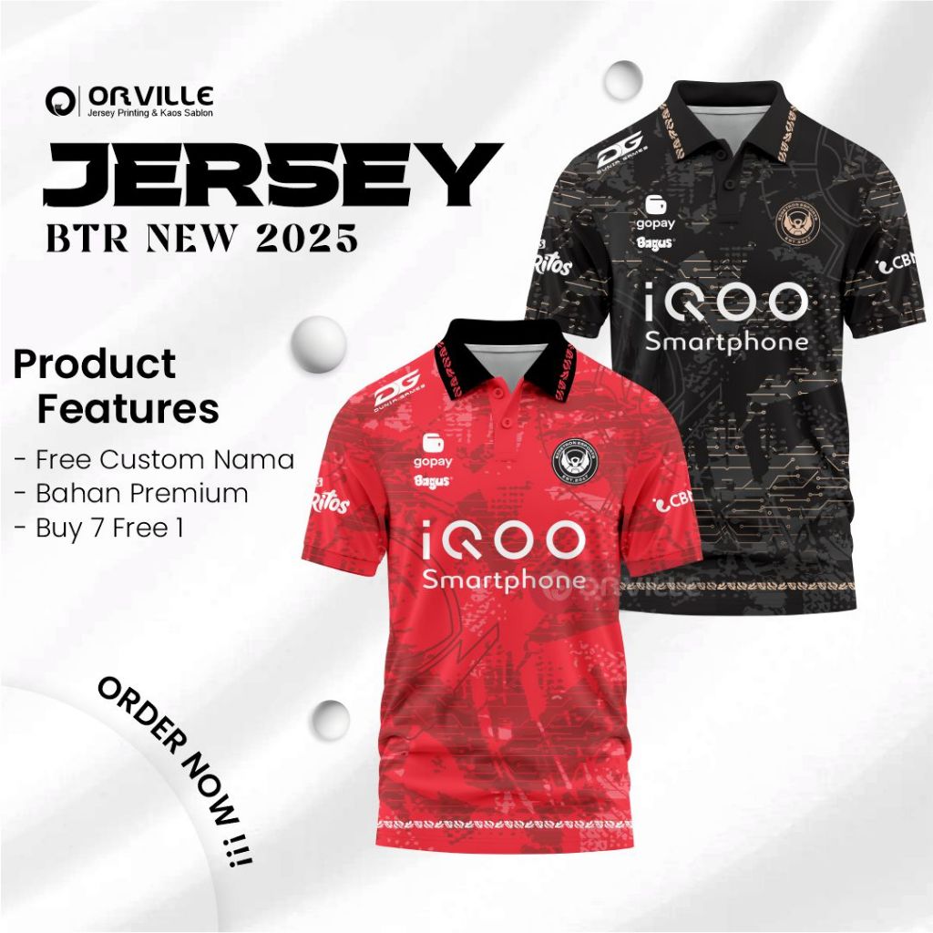 Jual JERSEY BTR BIGETRON TERBARU 2025 HOME & AWAY MPL S15 FREE NICKNAME ...