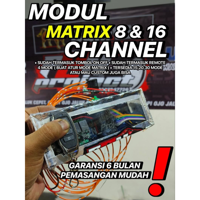 Jual MODUL MATRIX 8 CHANNEL MODUL MATRIX 16 CHANNEL | Shopee Indonesia