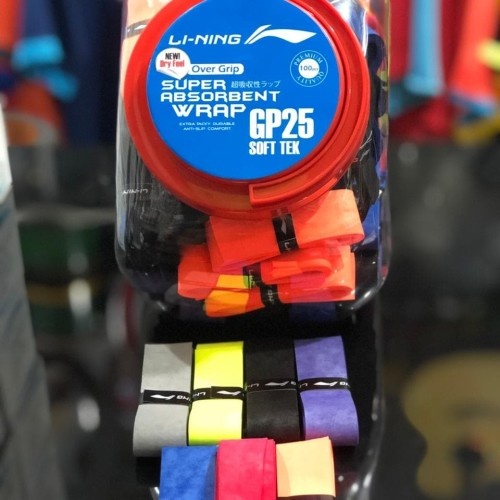 Jual LINING GP 25 GRIP BADMINTON ORIGINAL ( HARGA PER 1 PCS ) | Shopee ...
