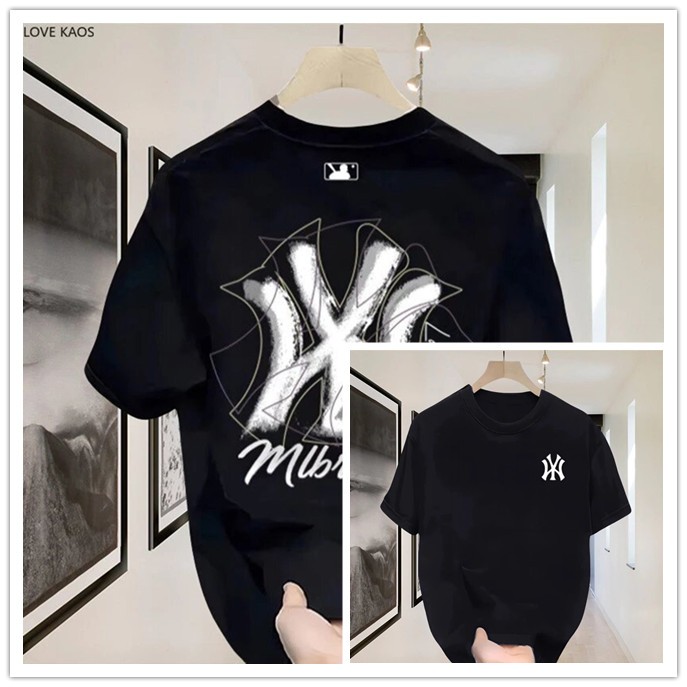 Jual OutletsMLB 100% Cotton Heavyweight Baju Boxy Fit T Shirt Pria ...