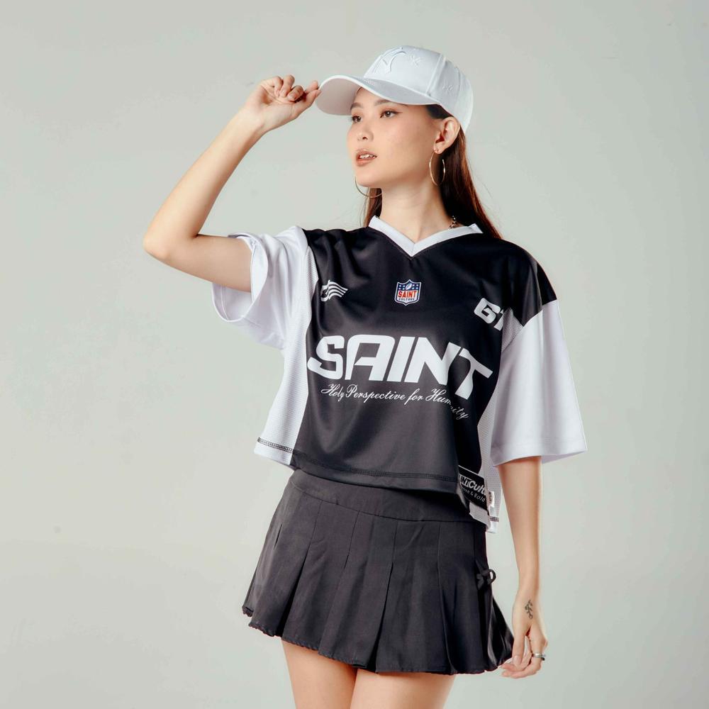 Jual Saint Culture / Blaked Crop 61 / Croptop Jersey Vintage Oversize ...