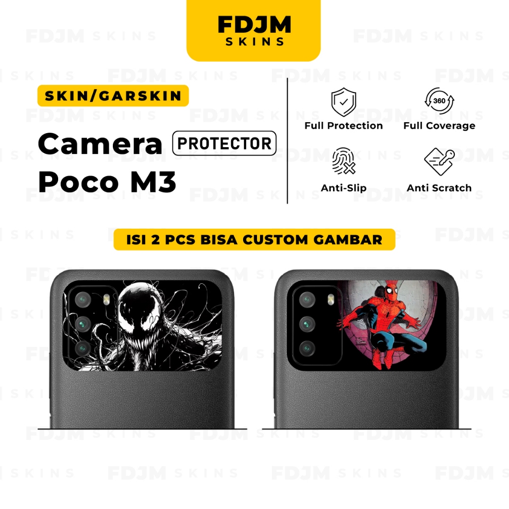Jual Camera Protector Poco M3 Skin/Garskin Frame Panel *isi 2* not Case ...