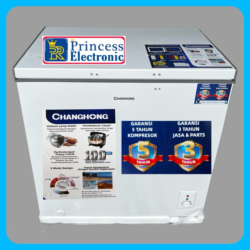 Jual Chest Freezer Changhong 200 Liter FCF 266DW | Shopee Indonesia