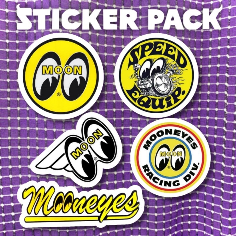 Jual Sticker Mooneyes pack isi 5 pcs vinyl waterproof | Shopee Indonesia