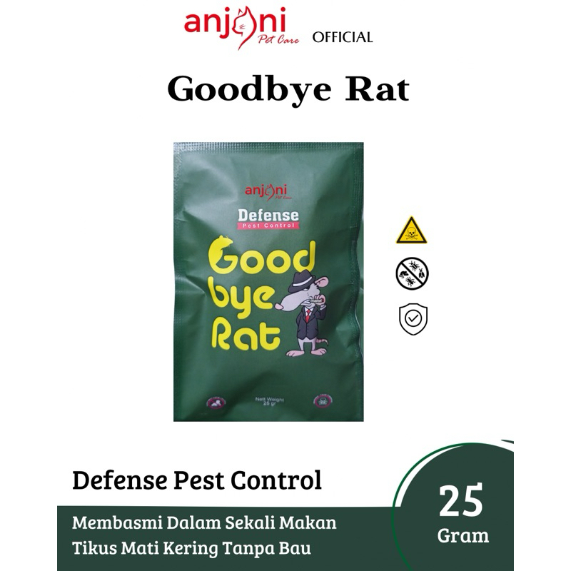 Jual ANJANI PET CARE Goodbye Rat Racun Tikus Membantu Basmi Tikus ...