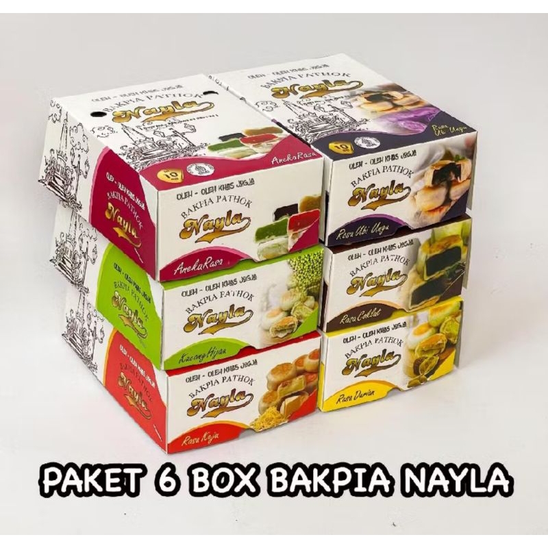 Jual PAKET 60 RIBU DAPAT 6 BOX BAKPIA NAYLA | Shopee Indonesia
