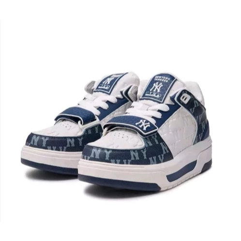 Jual Sepatu MLB Chunky Liner High NY Yankees Denim / MLB Original ...