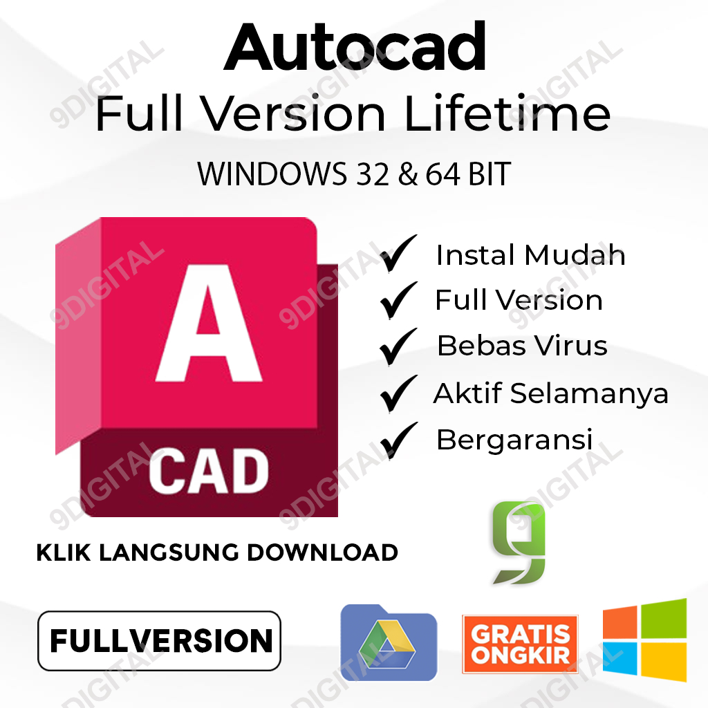 Jual AutoCAD 2012 2014 2015 2017 2018 2019 2020 2021 2022 2023 2024 ...