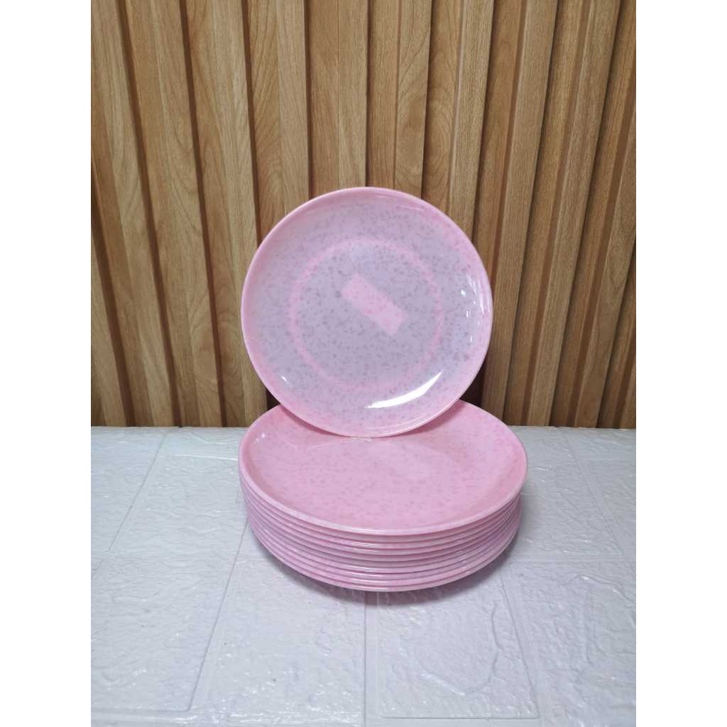 Jual TOPTREE MELAMIN PIRING PLAT TANPA BINGKAI TIPIS P6807/PIRING ...