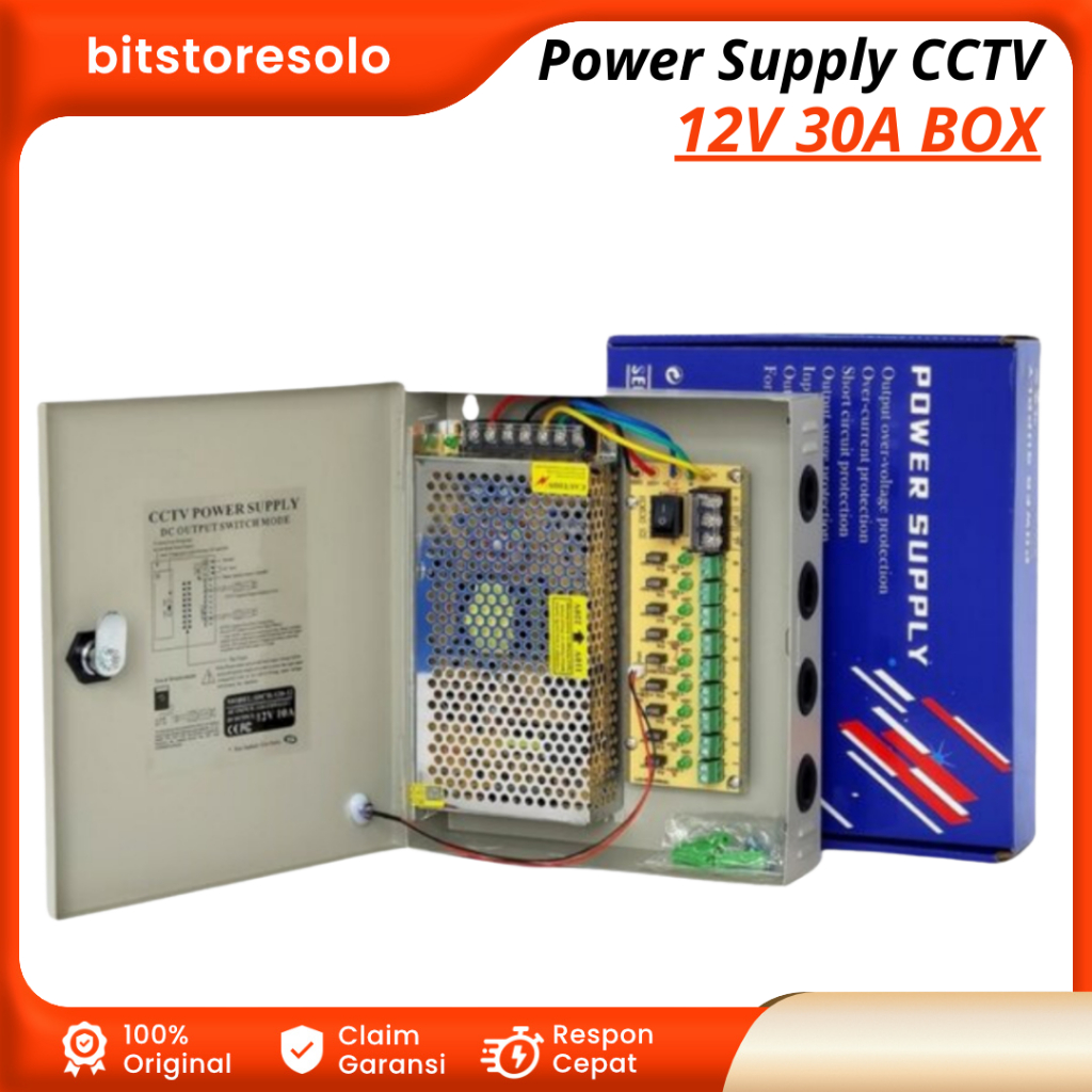 Jual Power Supply PSU CCTV 12V 30a Box | Shopee Indonesia