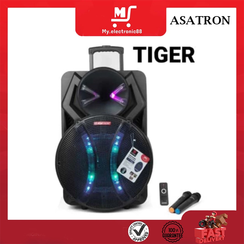 Jual ASATRON SPEAKER PORTABLE 18" (TIGER) | Shopee Indonesia