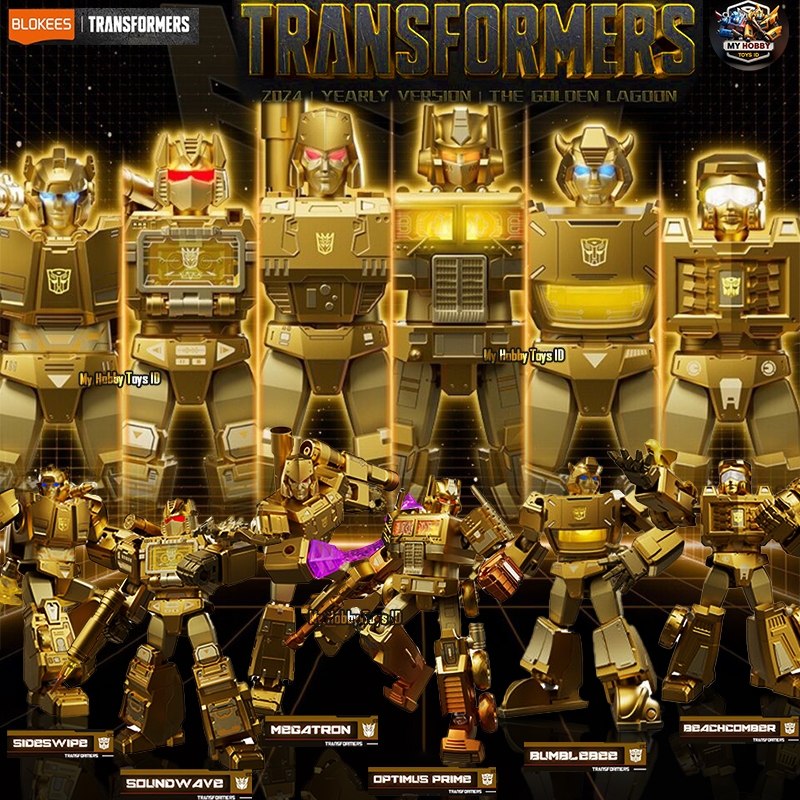 Jual Figure Transformers Premium Gold Version 6in1 Optimus Megatron ...