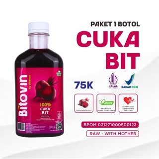 Jual 1 Botol Cuka Buah Bit 300ml Bitovin Untuk Kesehatan Jantung ...
