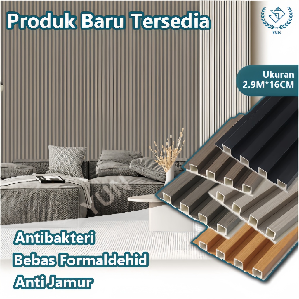 Jual Woodpanel Wallpanel Kisi Kisi Kayu / Wood Panel WPC / Wall Panel PVC / Panel Dinding Motif ...