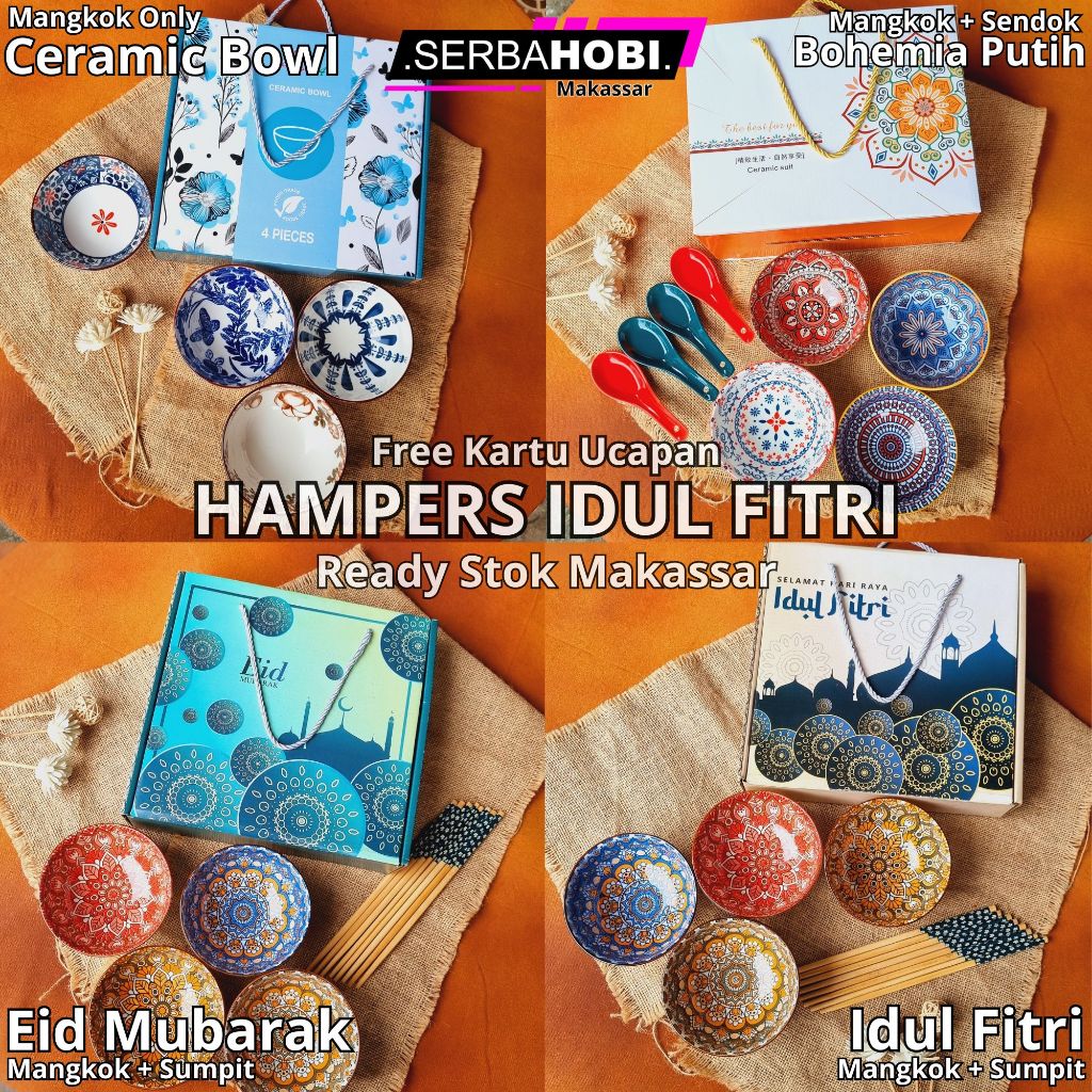 Jual Hampers Parcel Lebaran / Idul Fitri / Hadiah Set Mangkok Keramik ...