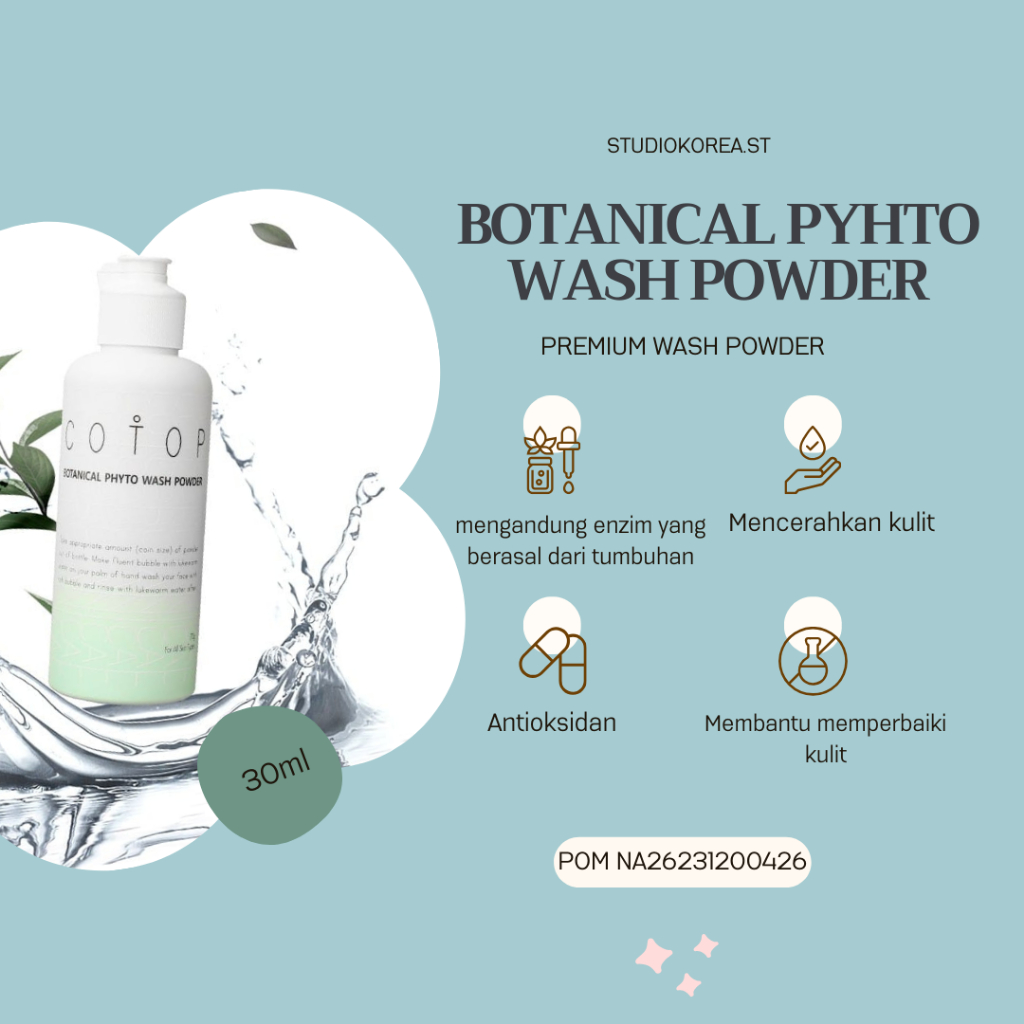 Jual COTOP BOTANICAL PHYTO WASH POWDER | PREMIUM POWDER WASH (ORIGINAL ...