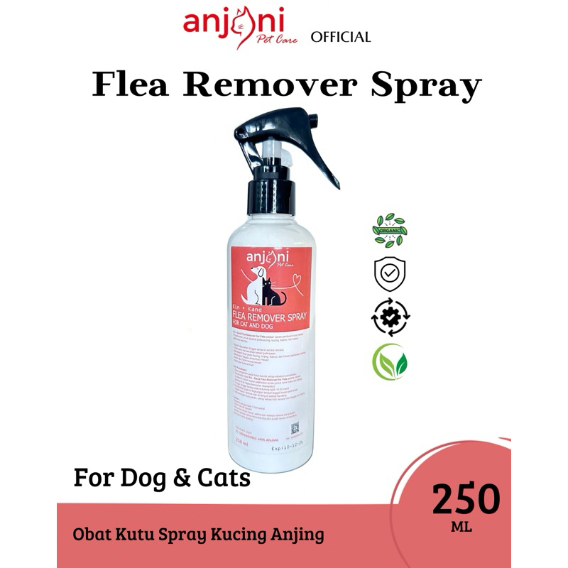 Jual ANJANI PET CARE Obat Anti Kutu Kucing Flea Remover Spray Obat Kutu ...