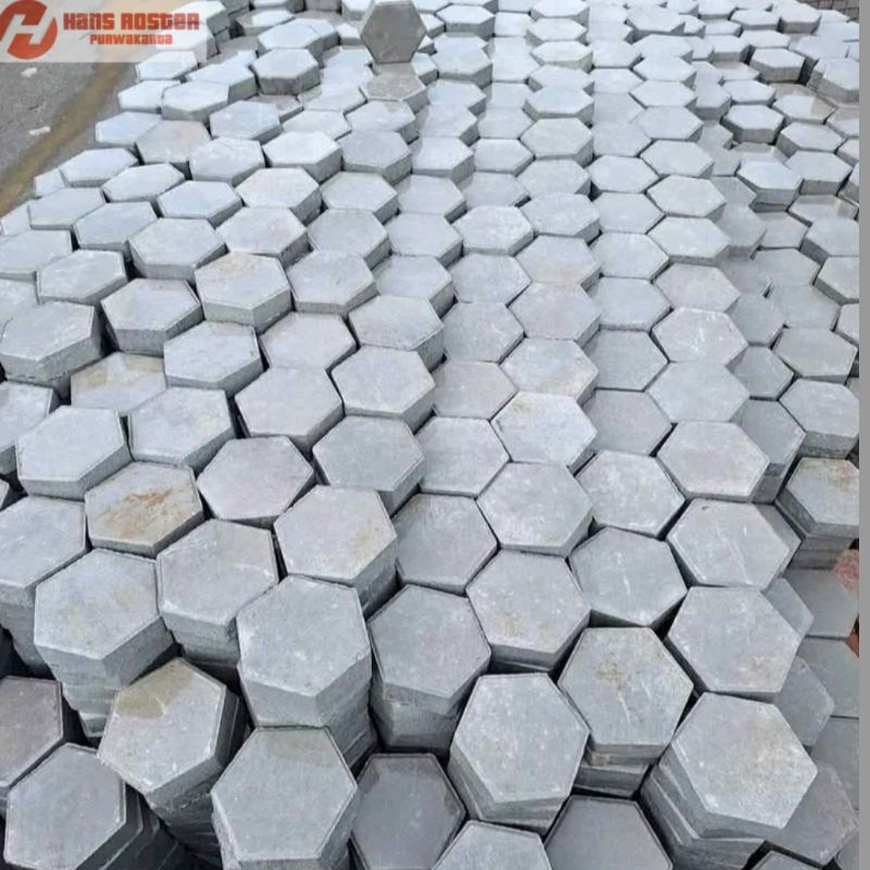 Jual Paving block segi 6/Hexagon/pabing press hidrolik | Shopee Indonesia