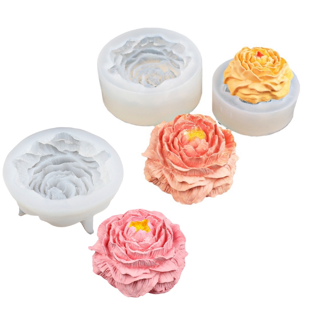 Jual Cetakan Lilin Estetik Bunga Mawar Flower Mold Candle | Shopee ...