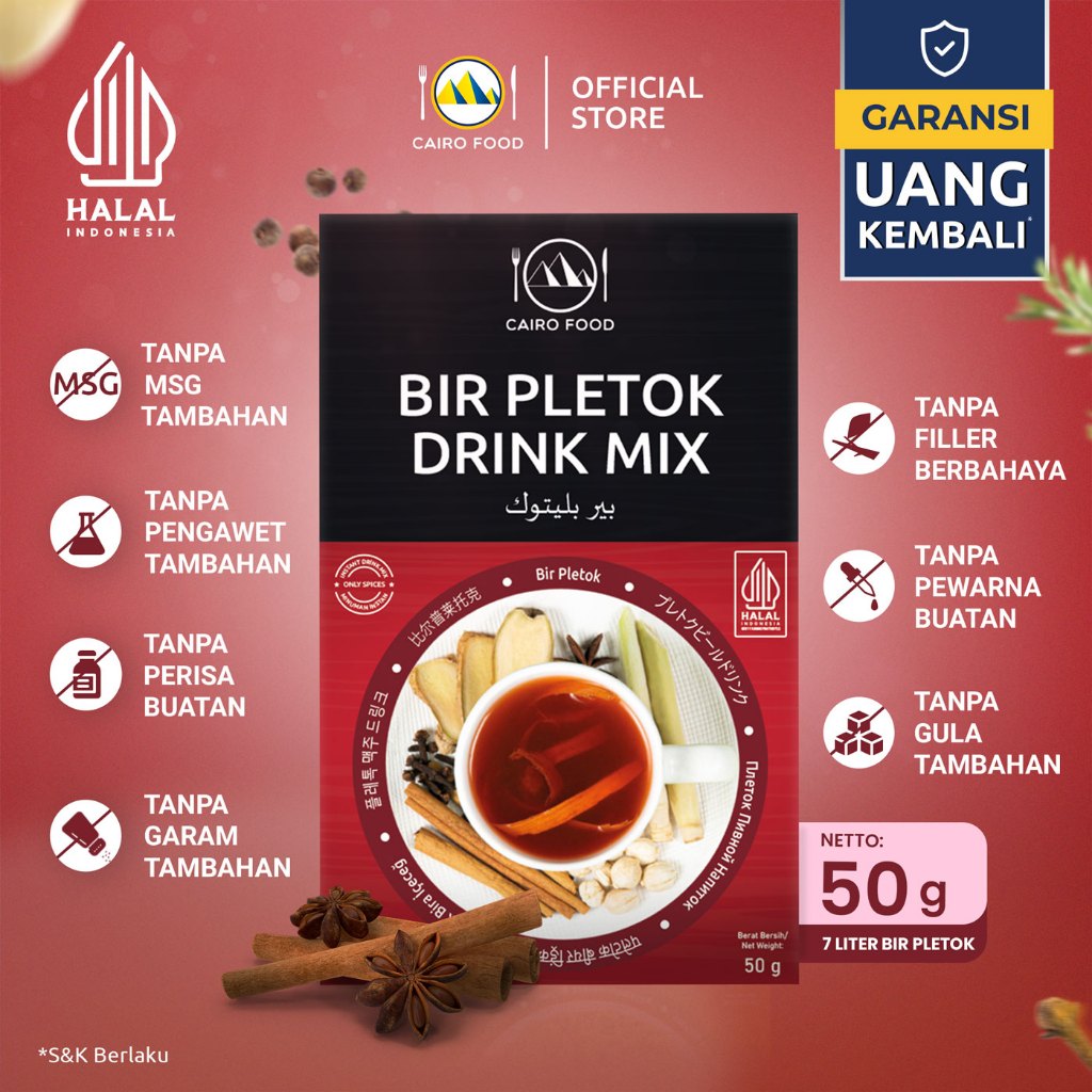 Jual Bubuk Minuman Bir Pletok Sehat – Tanpa MSG, 100% Rempah Murni ...