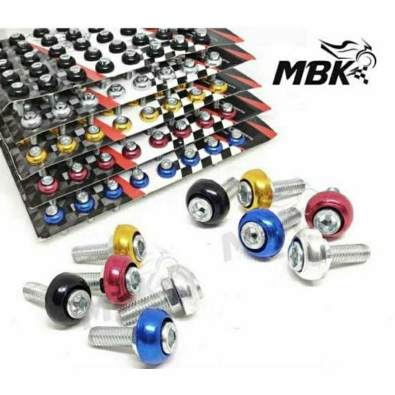 Jual Baut Plat Nomor Kendaraan (baut plat DD) | Shopee Indonesia