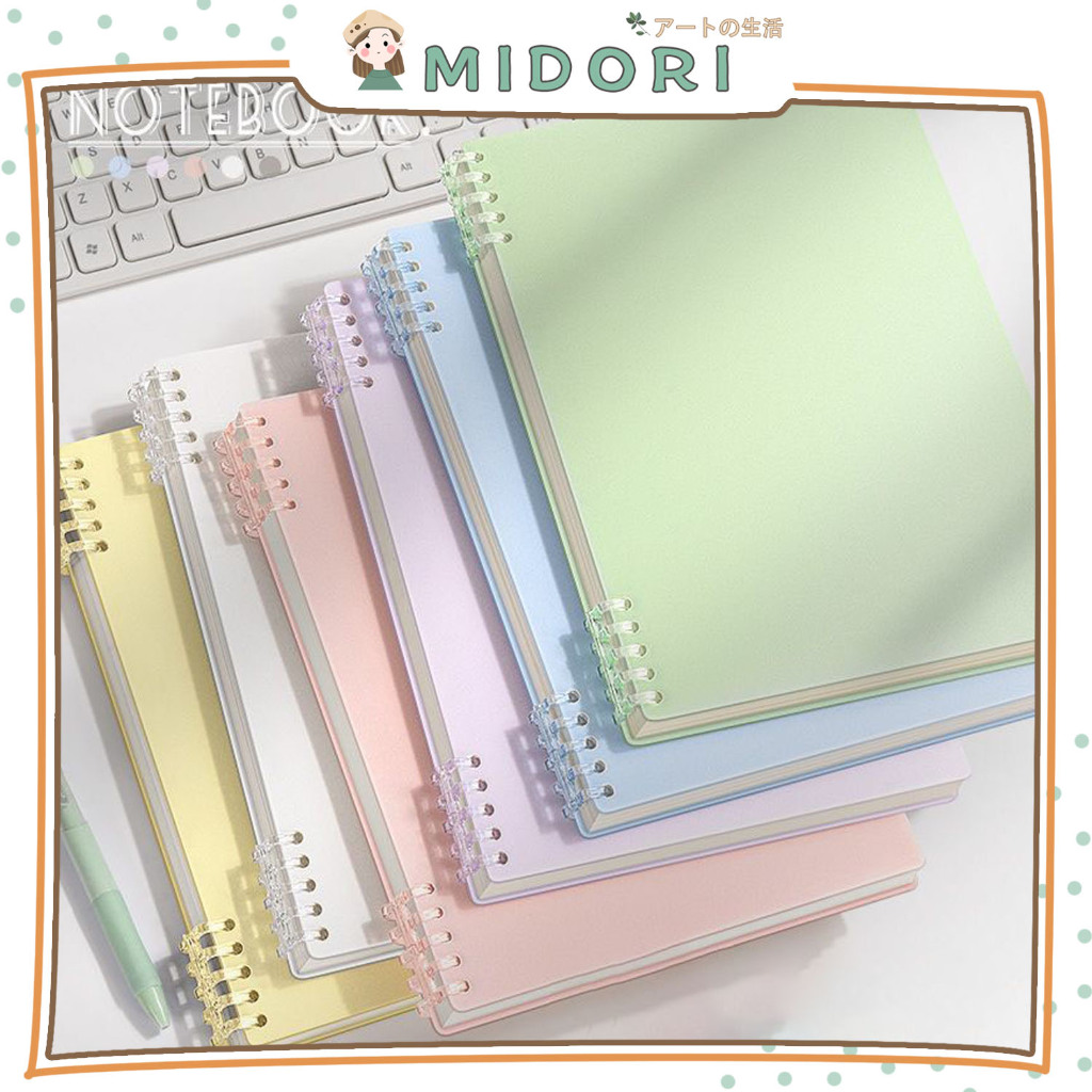 Jual [MIDORI] LOOSE LEAF NOTEBOOK Binder A5 Binder B5 Refillable Line ...