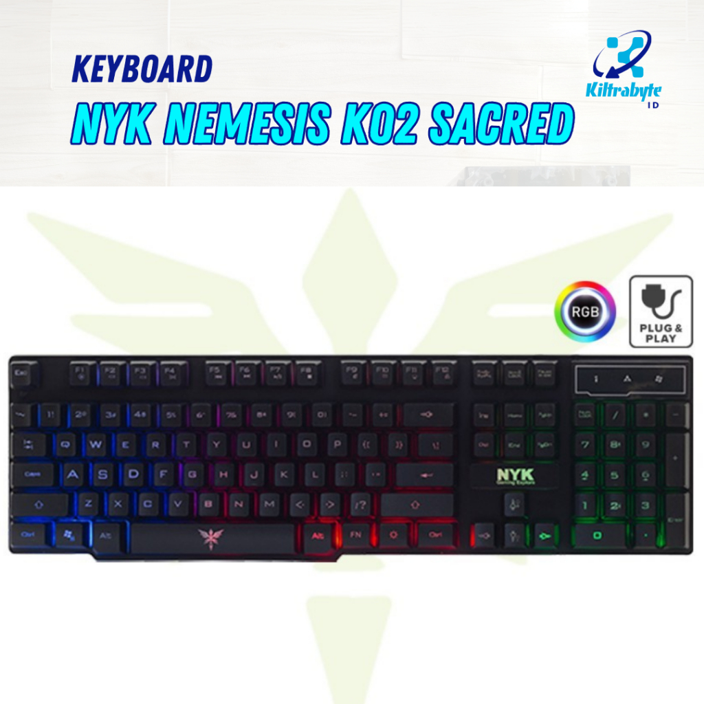 Jual Keyboard NYK K02 K 02 K-02 Sacred - Gaming - Membrane - Fullsize ...