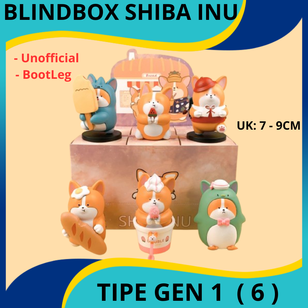 Jual BLIND BOX ANIMEE CORGY CHARACTER ACTION FIGURE ANIME CORGY SHIBA ...