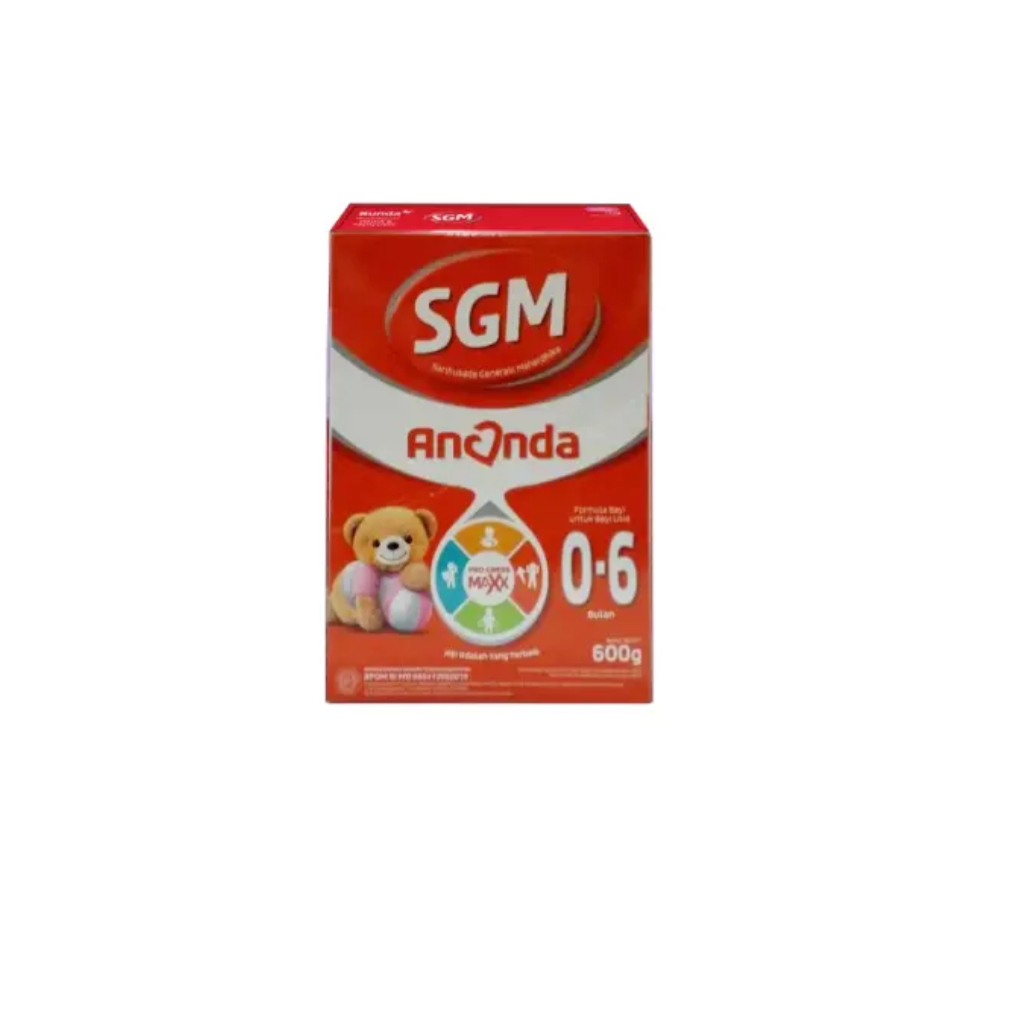 Jual SGM Ananda 1 (0-6 Bulan) Formula Bayi Bubuk 600 g | Shopee Indonesia