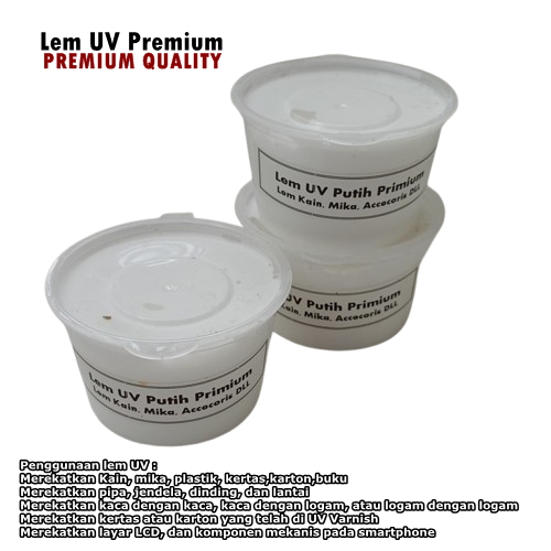 Jual Lem UV Putih Premium Lem Laminasi Lem LCD Layar Hp Komputer Mika ...