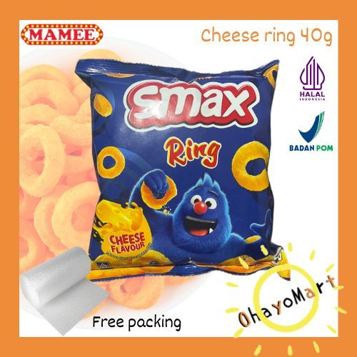 Jual Smax ring cheese flavour / snack keju cincin / mamee monster ...