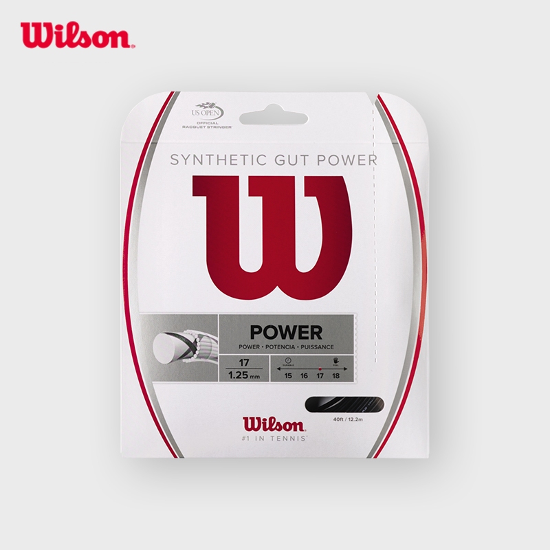 Jual Wilson Synthetic Gut Power 17 Tennis String - Set WRZ94550 ...