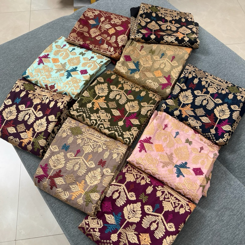 Jual songket bordir bali / Kamen songket Bordir / songket bali ...