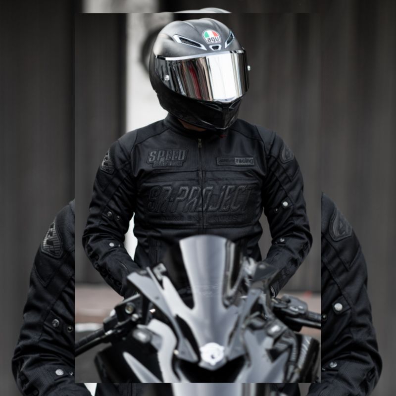 Jual JAKET MESH SR-PROJECT RIDERA CARBON BLACK | Shopee Indonesia