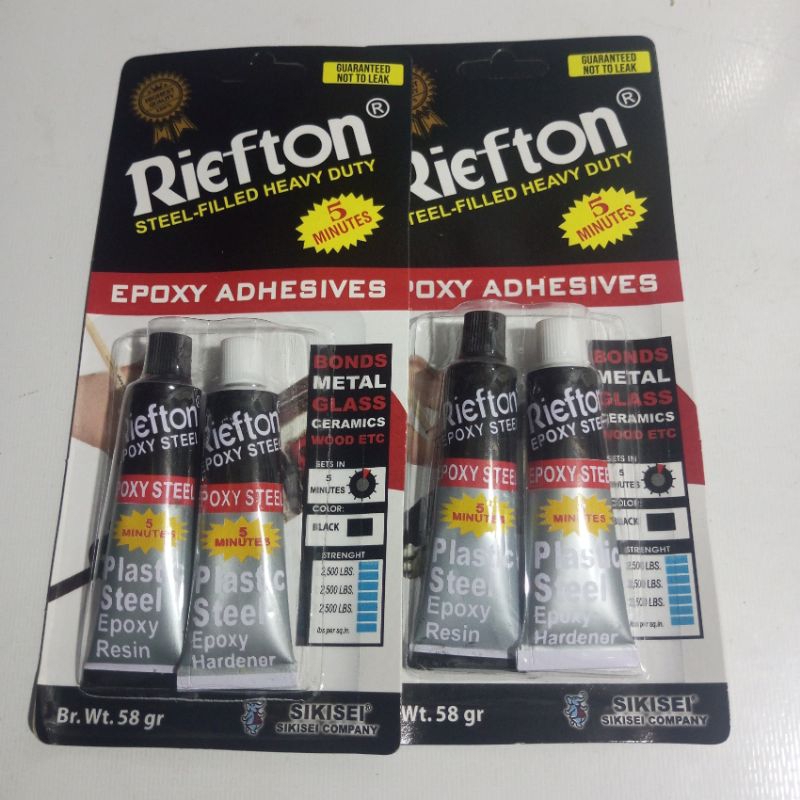 Jual RIEFTON PLASTIK STEEL EPOXY//LEM BESI SUPER KUAT | Shopee Indonesia