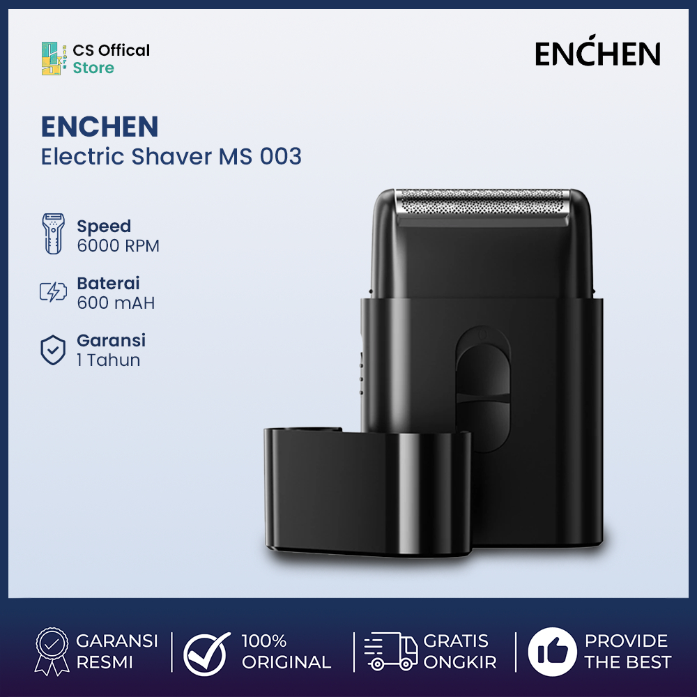 Jual ENCHEN MS003 Alat Cukur Elektrik Alat Cukur Kumis Jenggot Portable ...