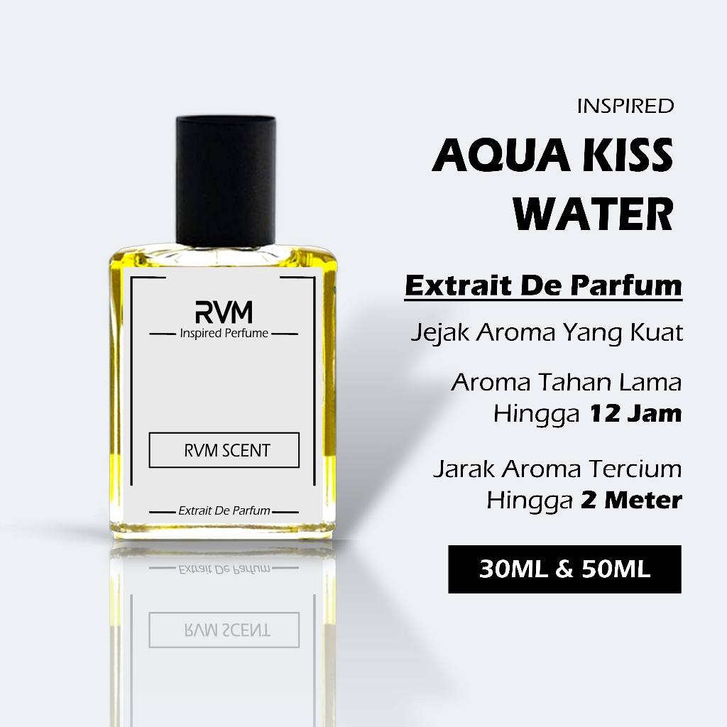 Jual RVM Parfum Wanita Aqua Kiss Water Wangi Tahan Lama Extrait De Parfum 30 ML 50 ML | Shopee ...
