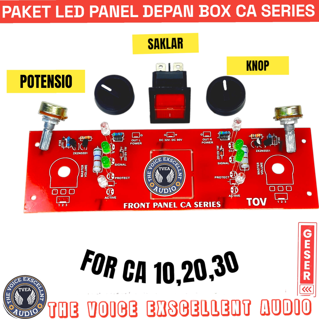 Jual Paket Led Panel Depan Box Power Ca Series | Shopee Indonesia