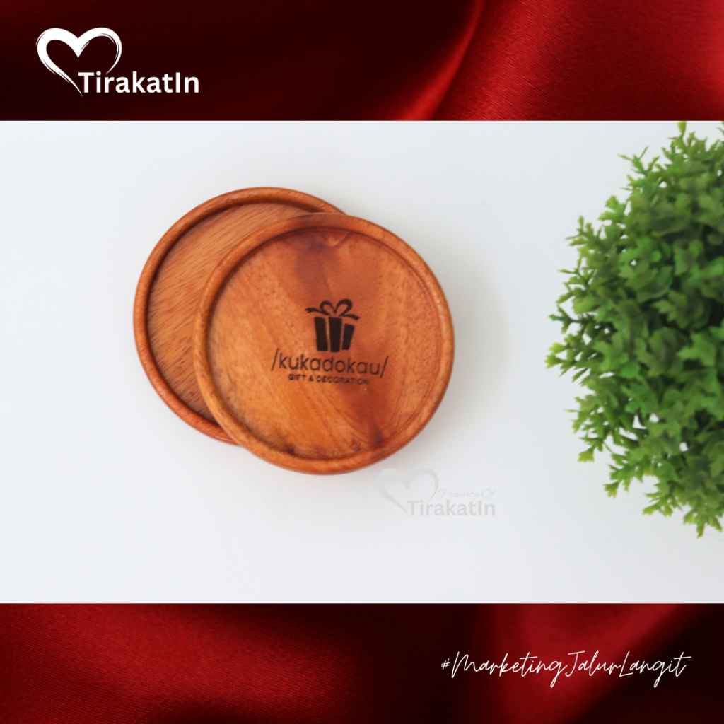 Jual TirakatIn - Tatakan Gelas Kayu, Custom Gravir Gratis untuk Pemilik ...