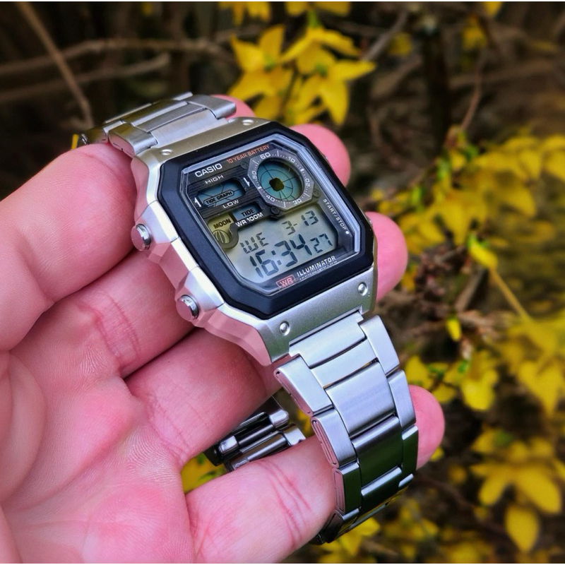 Jual Casio WS-1700 Custom Casio 'Royale' Mod - silver color genuine ...