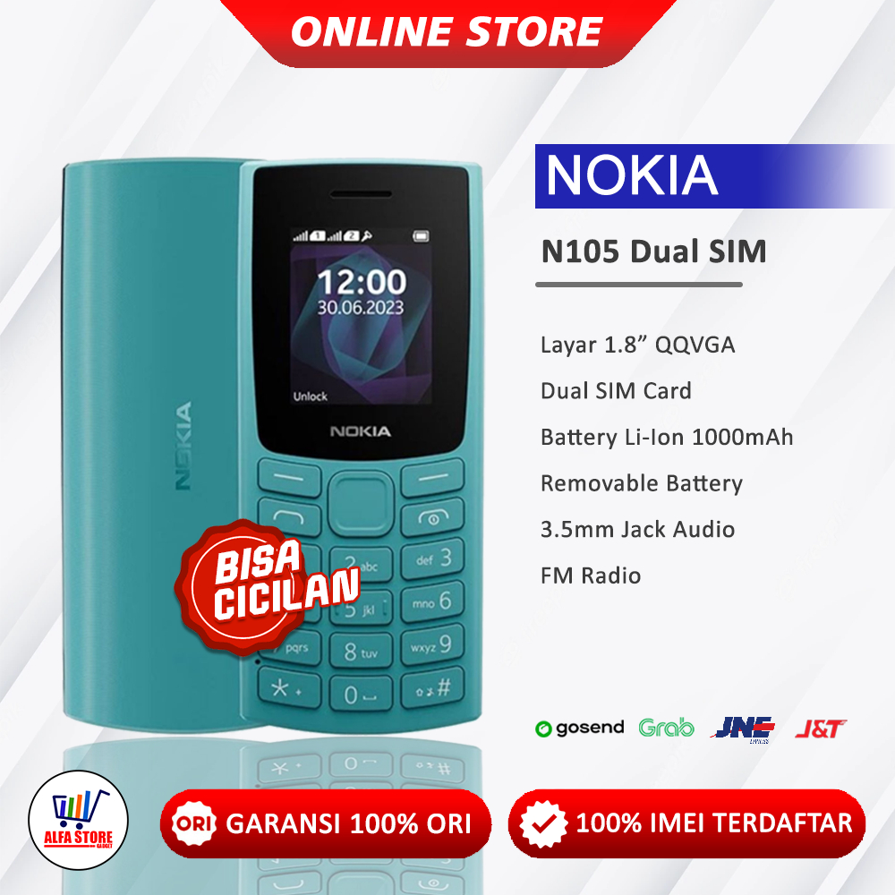 Jual Nokia N105 leda N105 2023 original Garansi Resmi TAM | Shopee Indonesia