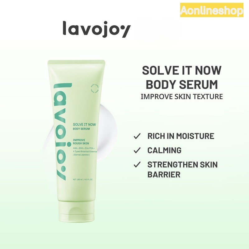 Jual AS LVJ lavojoy Solve It Now Body Serum 180 ML | Lotion untuk ...