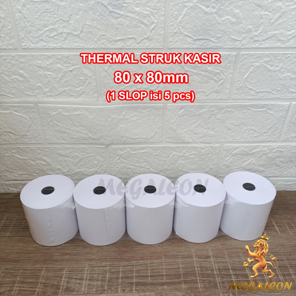 Jual Kertas Thermal Struk 80x80 Paper Roll Kertas Struk Kertas (SLOP ...