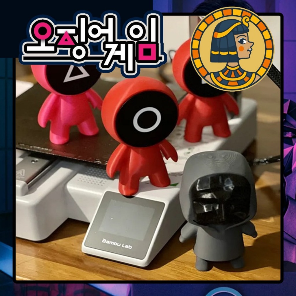 Jual [ SQUID GAME ] Action Figur Frontman Dan Guards Squid game Lucu ...