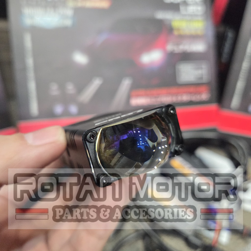 Jual MINI PROJIE Pr07 MP.1TX-S / MP1TX SLIM Blue Lens 4X25W / MP1TXS ...