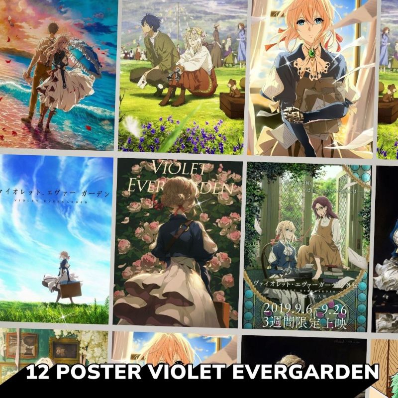 Jual PAKET LENGKAP POSTER VIOLET EVERGARDEN DISINI - ISI 12 GAMBAR ...