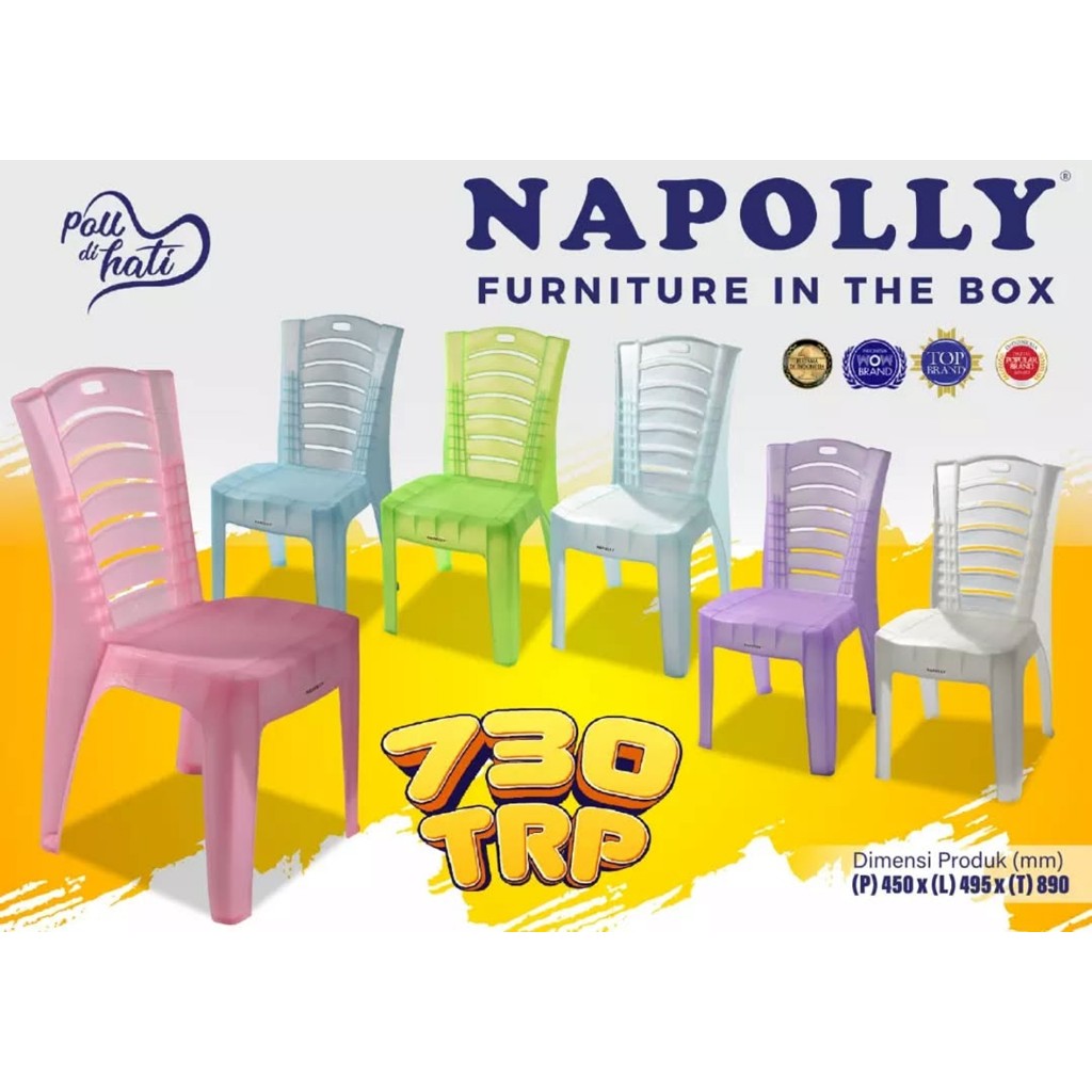 Jual NAPOLLY KURSI SULTAN 730-W TRP | KURSI SENDER TRANSPARAN | KURSI ...